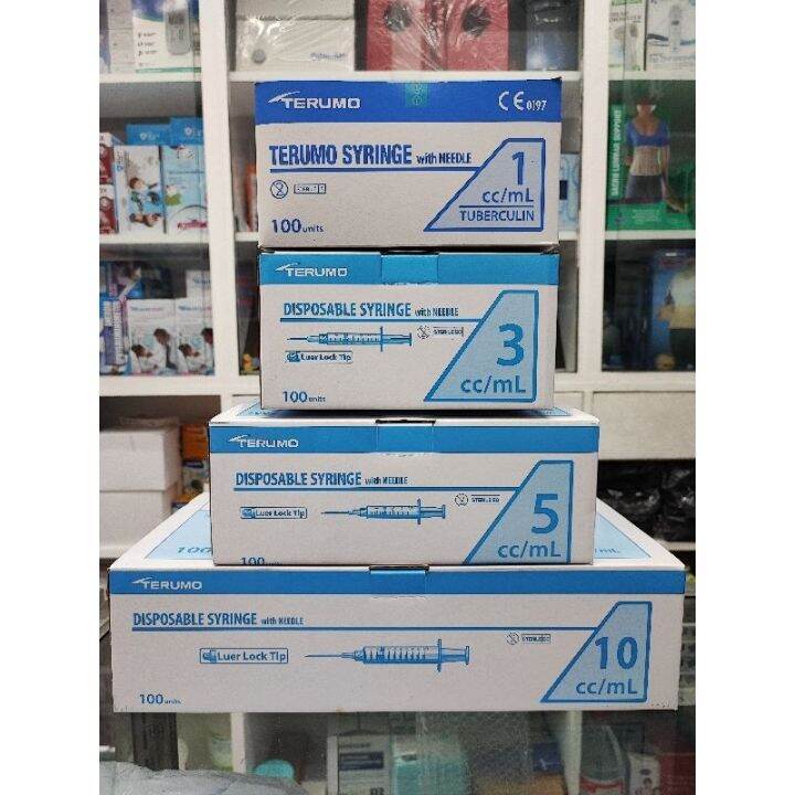 ♪Syringes 1cc (Tuberculin), 3cc ,5cc 10cc - TERUMO Disposable SYRINGE 100 pcs | Lazada PH