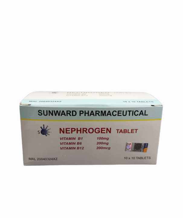 SUNWARD NEPHROGEN TABLET 10X10'S [EXP: 5/2023] | Lazada