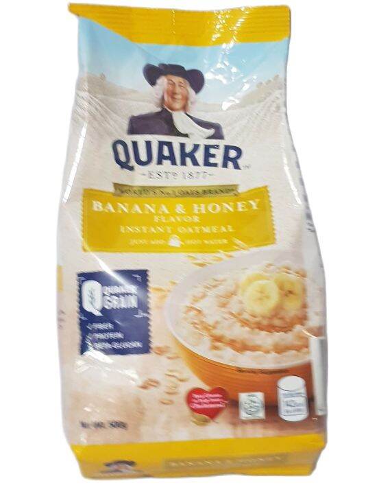 Quaker Instant Oatmeal - Banana & Honey Flavor (pack of 1 piece x 500 ...