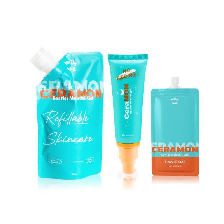 PRETTYWELL PRETTY WELL CeraMON Barrier Moistfull Gel 50ml - Pelembab ...