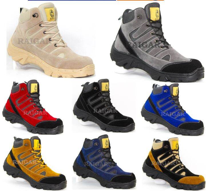 Raigar Sepatu Safety Boots Pria Ujung Besi Sol Delta Septi Kerja ...