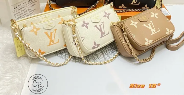 #กระเป๋าแบรนด์เนม #กระเป๋าถือ #กระเป๋าสะพาย No.L607 | Lazada.co.th