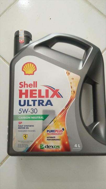 Oli Mesin Mobil Shell Helix Ultra 5W-30 SP Carbon Neutral 4 Liter | Lazada Indonesia