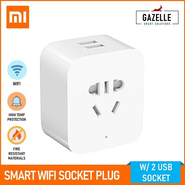 Xiaomi Mi Smart Home Wifi Smart Plug with USB Socket | Lazada PH