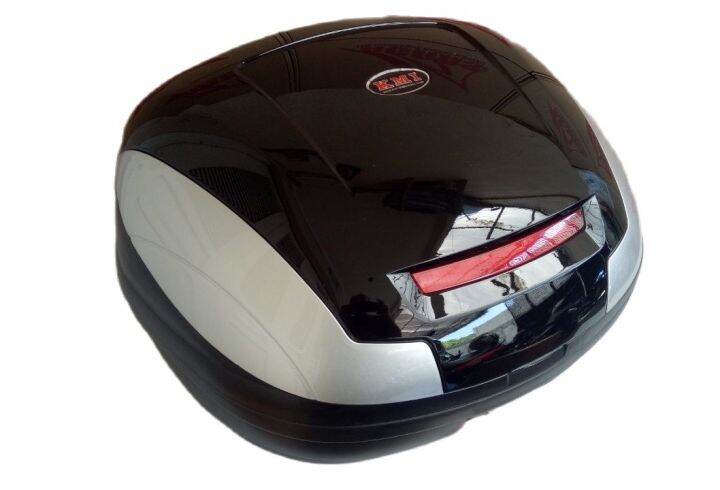 BOX BARANG KMI 901 REAR BOX UNIVERSAL MOTOR HITAM 46 LITER | Lazada ...