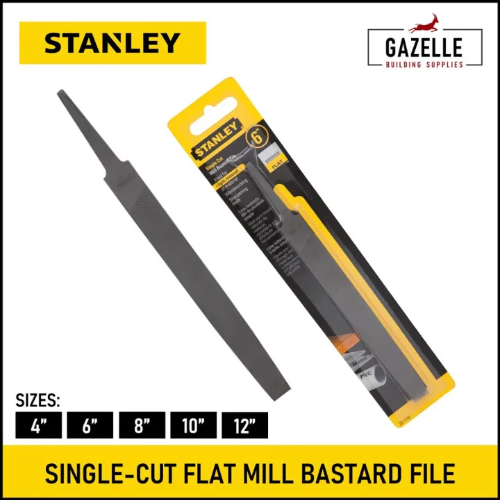 ♬Stanley Flat Bastard File 4 6 8 10 12 - 22-169 22-170 | Lazada PH
