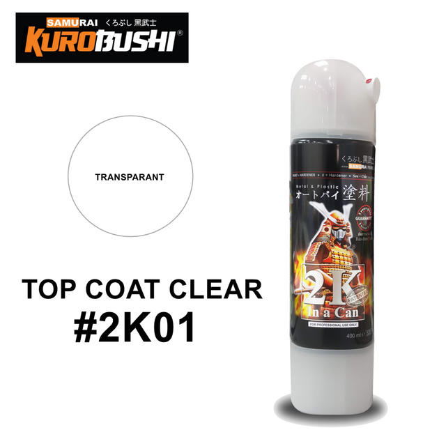 Pilox Samurai 2K01 CLEAR 400 ml Bening Paint Pilok Cat Semprot 2K ...