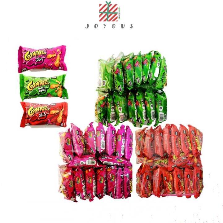 30pcs x 12g Corntoz Snacks BBQ / Hot & Spicy / Chilli Cheese | Lazada