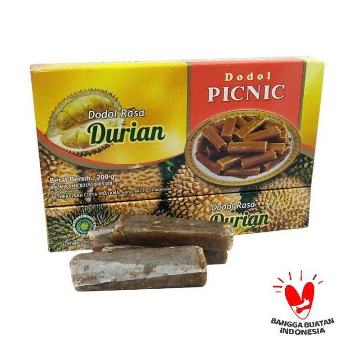 PICNIC Dodol Garut Rasa Durian Cemilan Tradisional | Lazada Indonesia