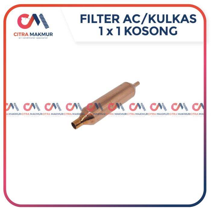 Filter Kosong 1 lubang Kulkas AC pipa tembaga 1/4 inci 1 pk kompresor ...