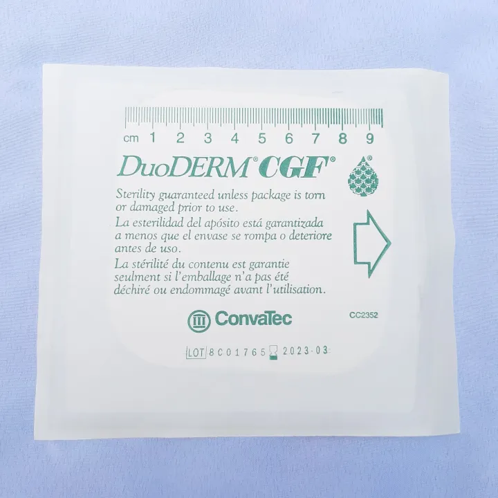 Convatec DuoDerm CGF 4in x 4in / 10cm x 10cm / Convatec Duoderm CGF ...