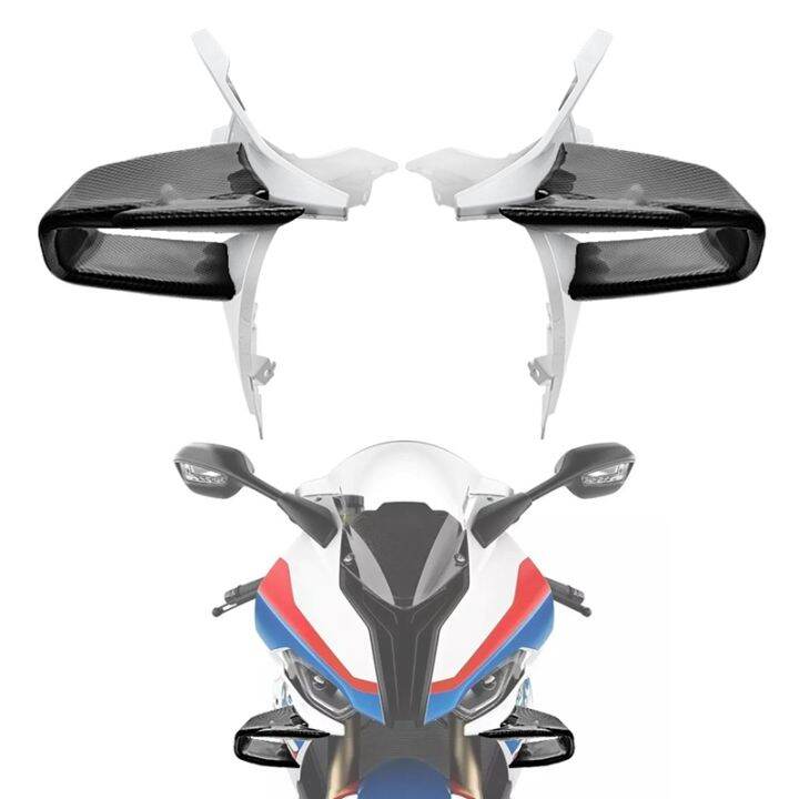 Carbon Fiber Front Aerodynamic Spoiler Winglets Motorcycle Winglet ...