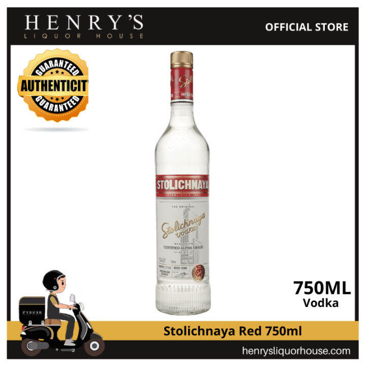 Stolichnaya Red 750ml | Lazada PH
