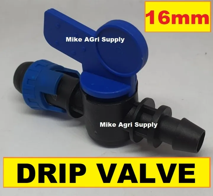control valve Drip tape 16mm Drip Irrigation connector coupling with on ...