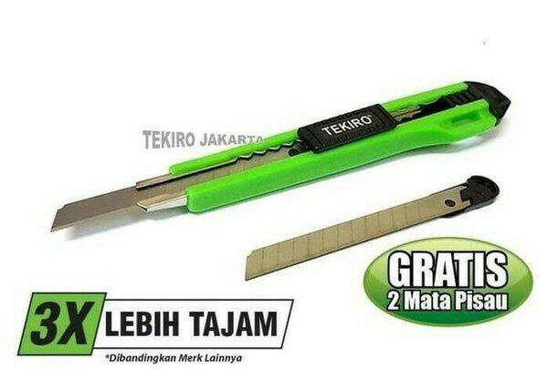 Tekiro Pisau Cutter Kecil / Tekiro Pisau Cutter 9mm | Lazada Indonesia