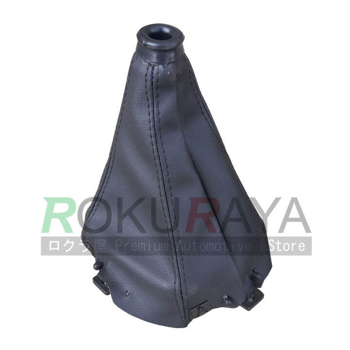 Universal Black PVC Leather Car Gear Lever Manual Shift Knob Shifter ...