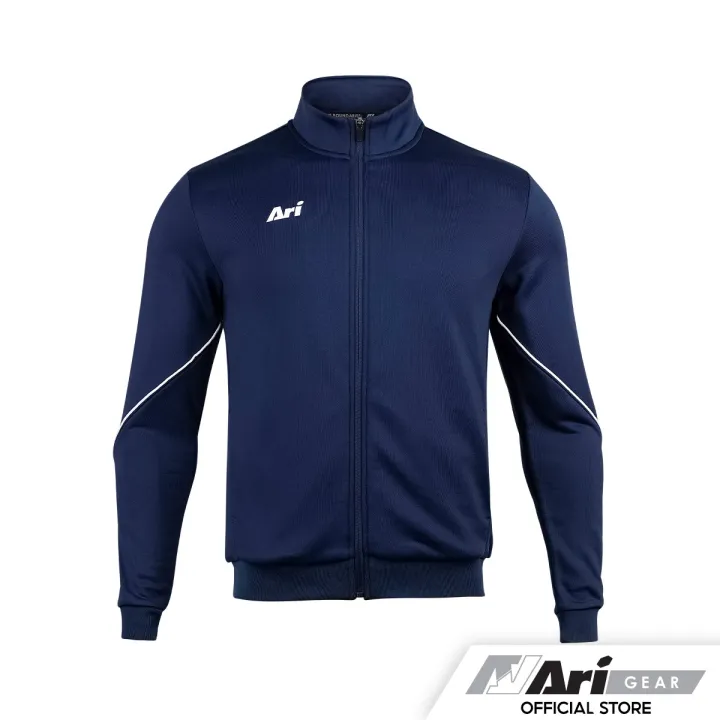ARI STREET TRACK JACKET - NAVY/WHITE เสื้อแจ๊คเก็ต อาริ Street Track สี ...