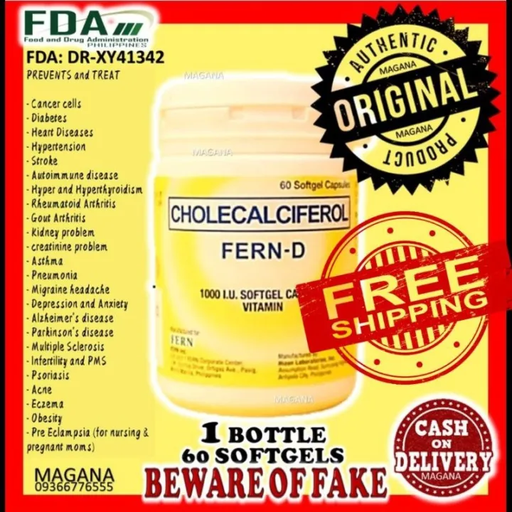 FERN D VITAMIN D YOUR DAILY DOSE FROM THE SUN | Lazada PH