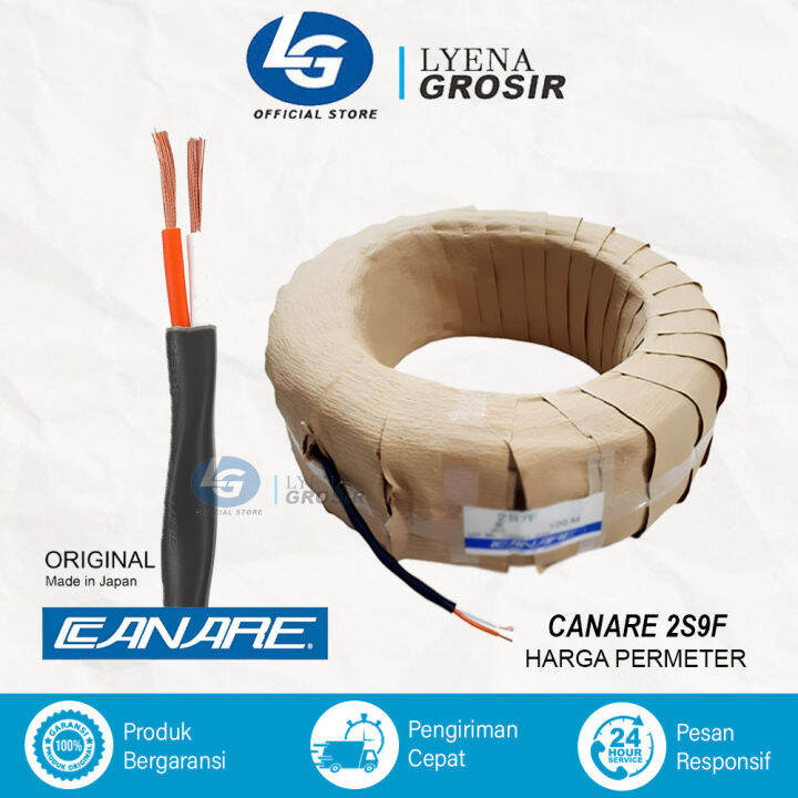 CABLE CANARE 2S9F KABEL SPEAKER AUDIO MADE IN JAPAN ORIGINAL PERMETER | Lazada Indonesia