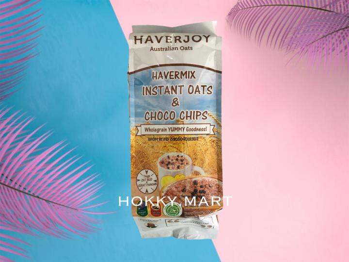 HAVERMIX HAVERJOY INSTANT OATS & CHOCO CHIPS 500gr TERMURAH / oat meal ...