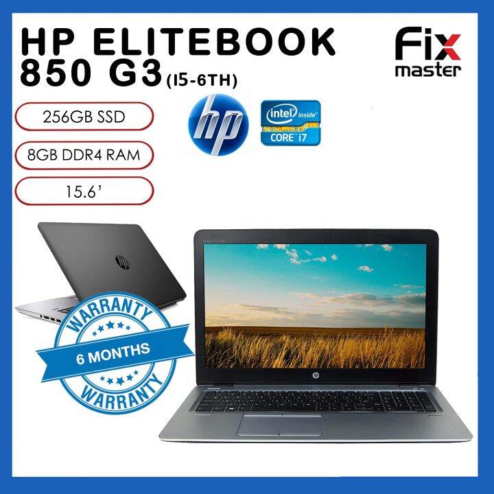 HP Elitebook 850 G3 - 15.6" / Core i5-6th / 8GB 16GB Ram / 256GB 512GB ...