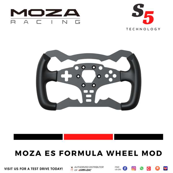 MOZA ES Formula Wheel Mod / simracing / sim racing / eracing / esports ...