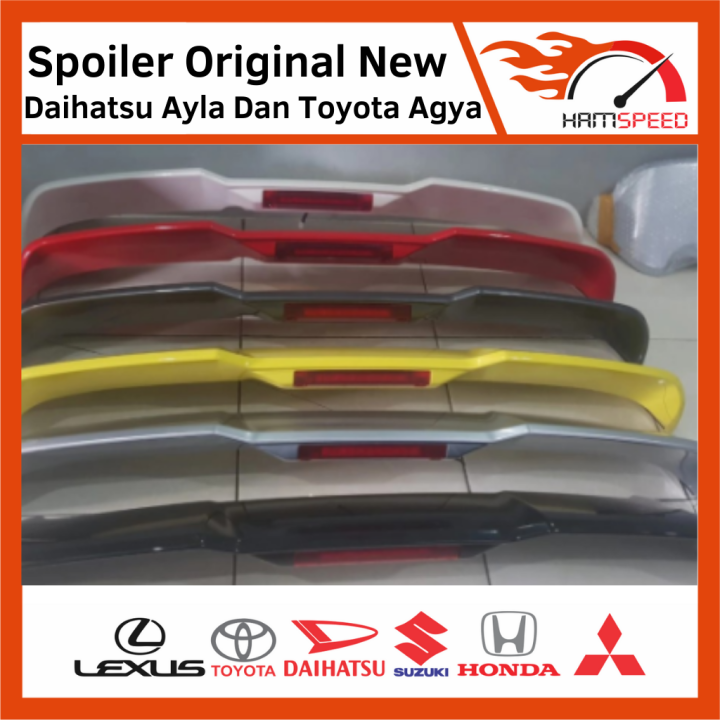 Spoiler Daihatsu Ayla Toyota Agya Axia Wigo Model Deluxe 1.2 Original ...