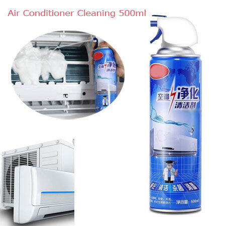 Air Conditioner Cleaner Spray - Foam Polyester Dust Sterilization Fresh ...