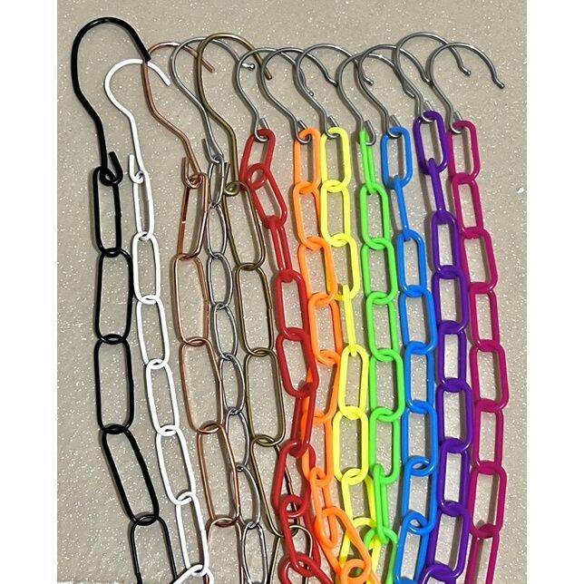 [METAL & PLASTIC] LOOP CHAIN HANGER CLOTHES DISPLAY | Lazada PH