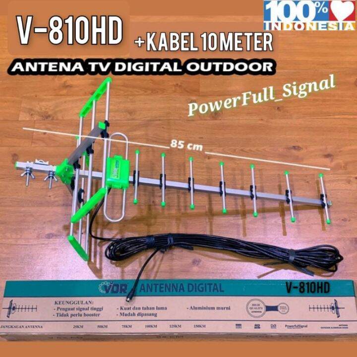 Antena TV Outdoor Digital Sinyal Kuat VDR V 88 / V 810 HD | Lazada Indonesia