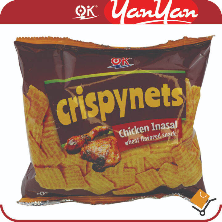 OK YanYan Crispynets Chicken Inasal Wheat Flavor Snack 70g | Lazada PH