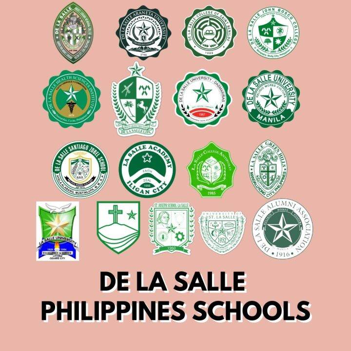 DE LA SALLE PHILIPPINES SCHOOLS Sticker Logo University Logo Sticker ...