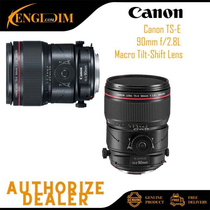 Canon TS-E 90mm f/2.8L Macro Tilt-Shift Lens (Canon Malaysia 1 Year ...