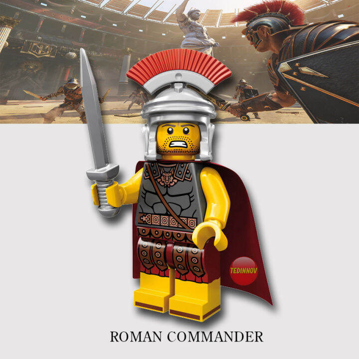 Lego compatible Roman Commander Minifigures Building Block Toy | Lazada PH