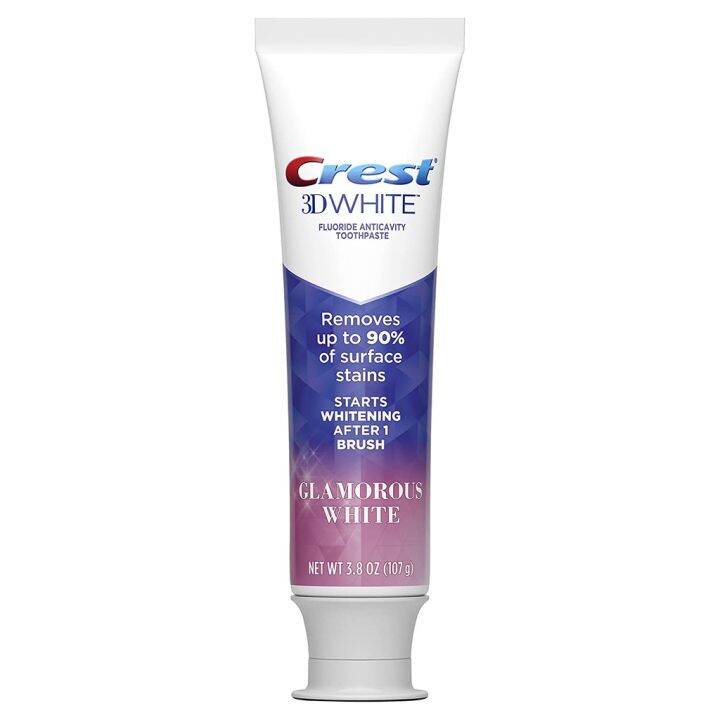 (ORIGINAL) Crest Toothpaste 3D White Glamorous White Radiant Mint ...