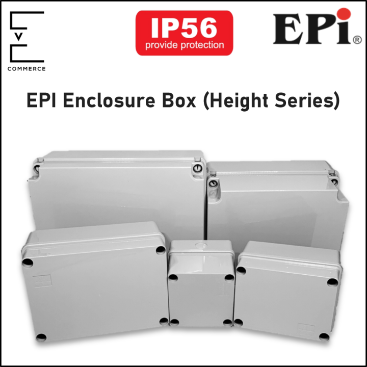 EPI WEATHERPROOF ENCLOSURE BOX / JUNCTION BOX - HEIGHT SERIES (WITH ...