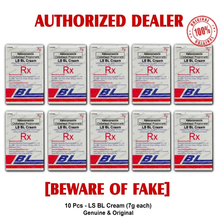 LS BL Cream 7g 7 grams each Anti-Fungal - Set of 10 Pcs - Genuine and ...