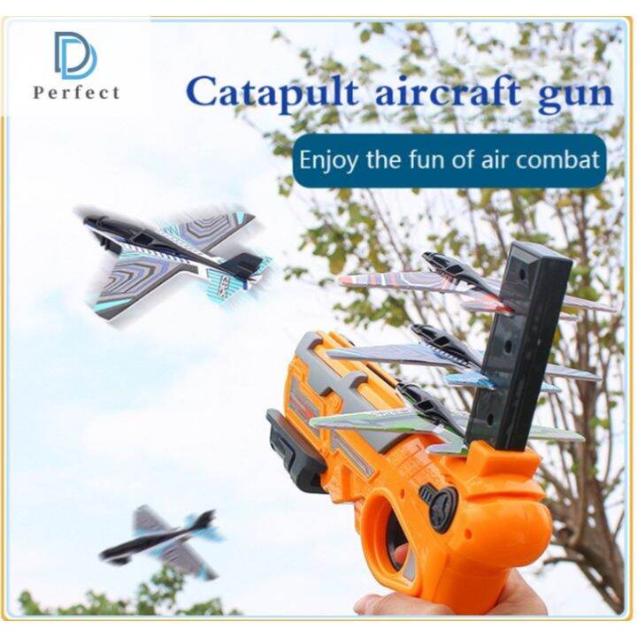 hot sale Air combat catapult aircraft gun, EVA foamed child safety toy ...