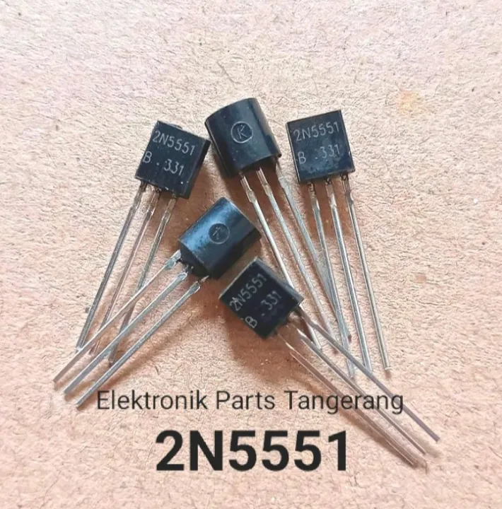 (10 PCS) TRANSISTOR 2N5551 TO-92 NPN 0.6A 160V 2N 5551 TR 2N5551 ...
