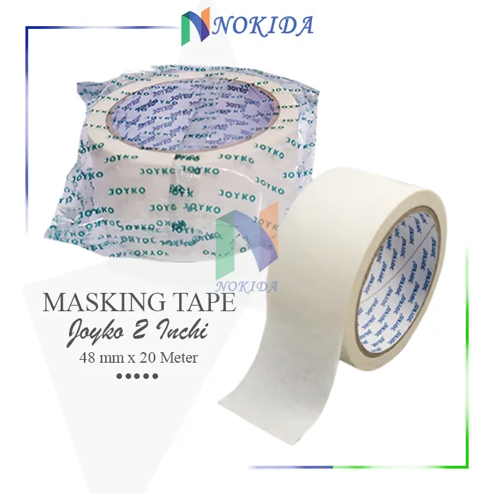 Nokida Masking Tape Joyko 2 Inchi [48 mm/1 Roll] / Lakban Kertas Besar ...