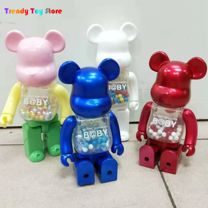 28CM Original 400% BEARBRICK building block bear model hand office boy ...