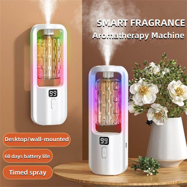 Xixo ️Digital display Rechargeable Automatic Fragrance Machine Aroma ...