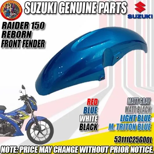 RAIDER 150 REBORN FRONT FENDER (GENUINE: 53111C25G00L) | Lazada PH