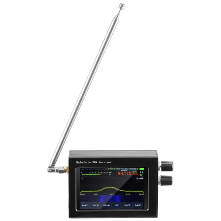 SDR Receiver Shortwave Radio Receiver 3.5 Inch 50 KHz-2GHz Aluminum ...
