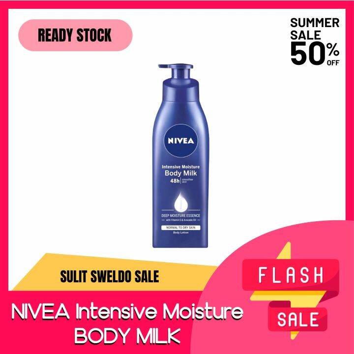 NIVEA Body Lotion Intensive Moisture Body Milk for dry skin, 600ml | Lazada PH
