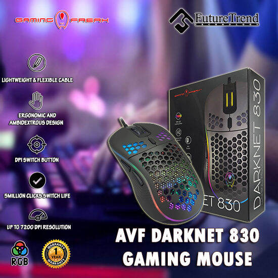 AVF Gaming Freak DARKNET 830 Gaming Mouse (GFM-DN830) | Lazada
