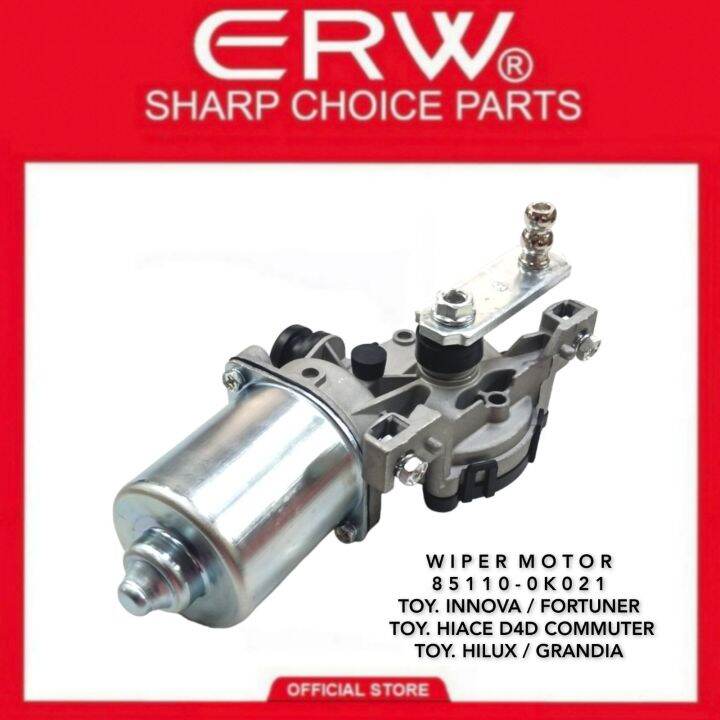 WIPER MOTOR ( 85110-0K021 ) TOYOTA INNOVA / FORTUNER / HILUX / HIACE ...