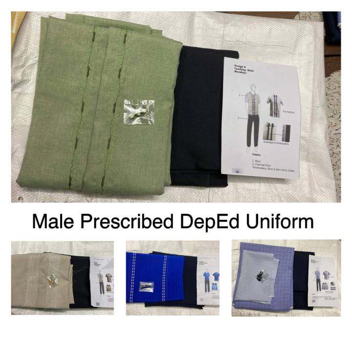 New Male Prescribed National DepEd Teacher Uniform | Lazada PH