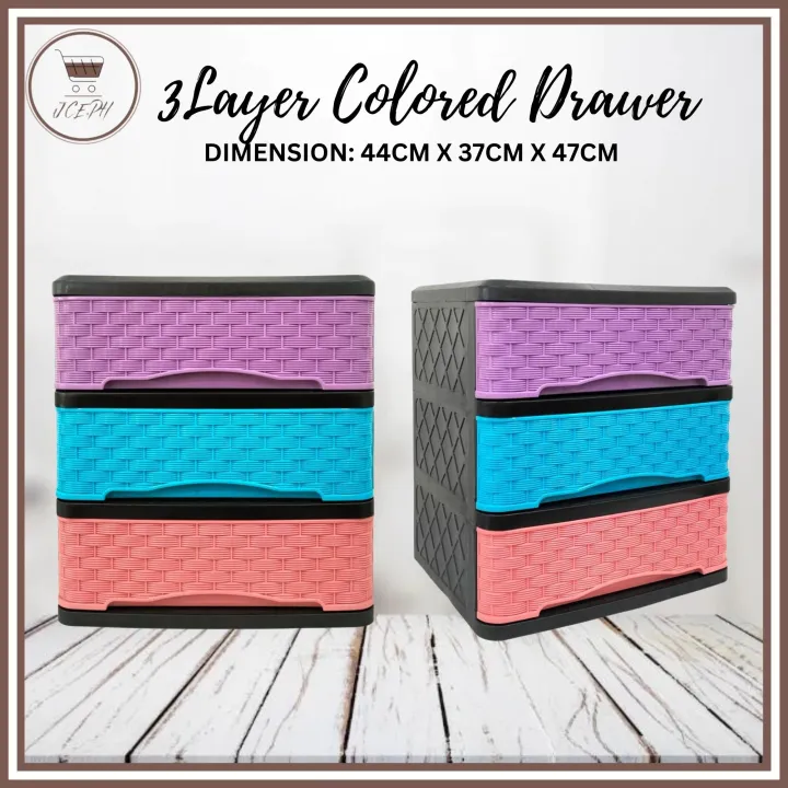 3 LAYER COLORED DRAWER / 3L DRAWER / CYK DRAWER / DRAWER | Lazada PH