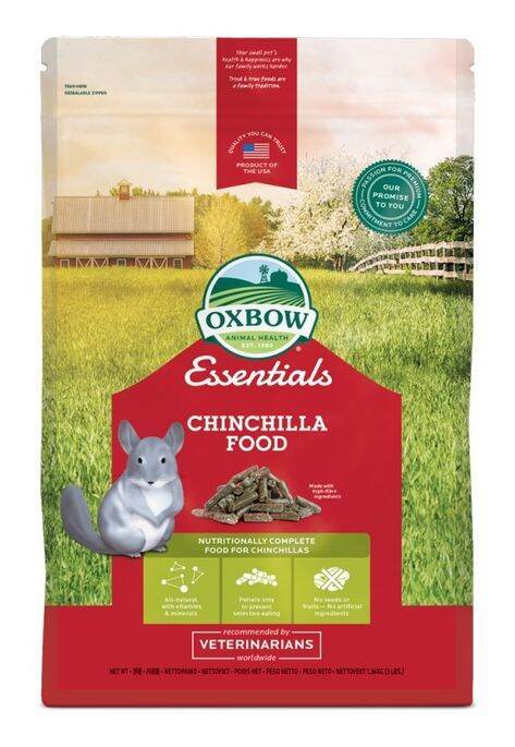 Oxbow Essentials Chinchilla Food 3LB (1.36KG) | Lazada